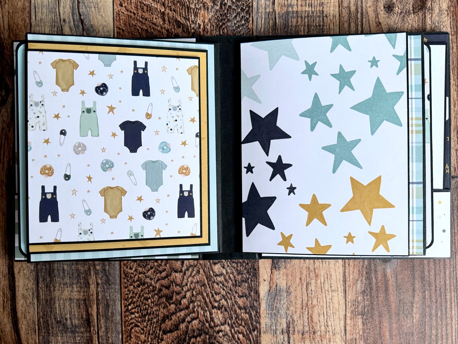 Baby Boy Mini Album, Baby Boy Scrapbook, Baby Book for Parents ...