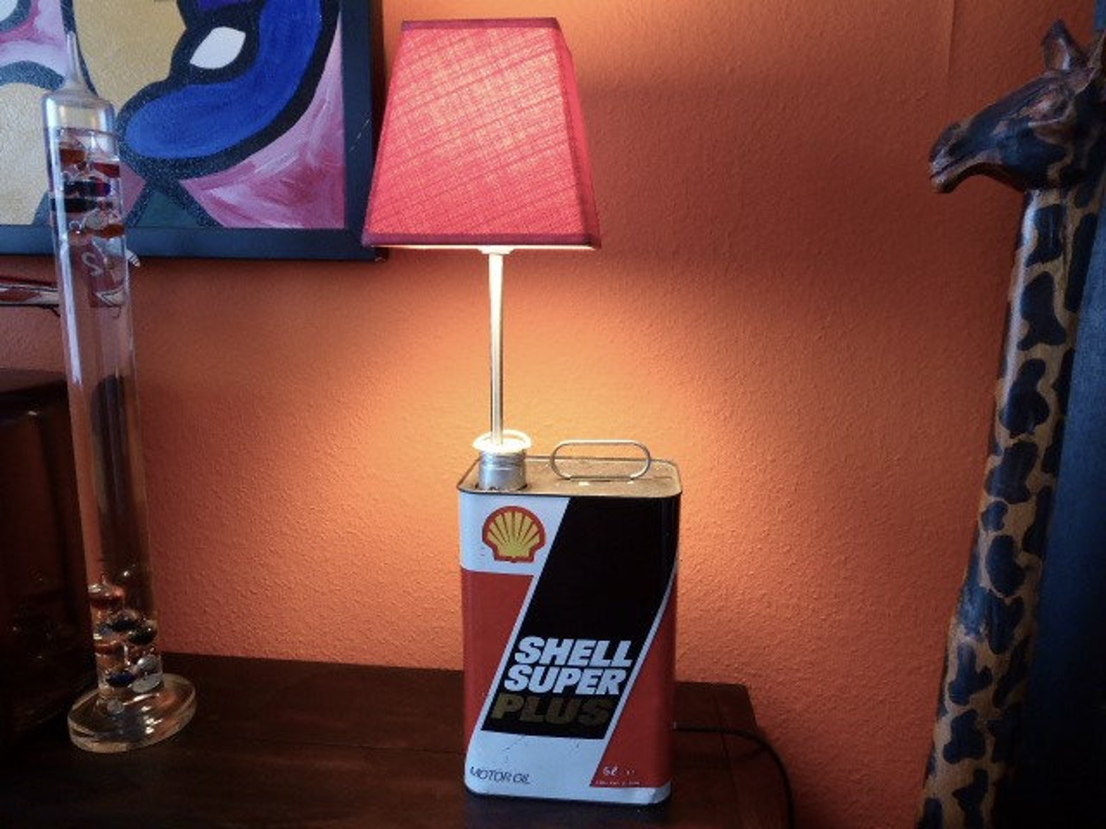 Upcycled Vintage Lamp Vintage Oil Can Transformed Into a - Etsy