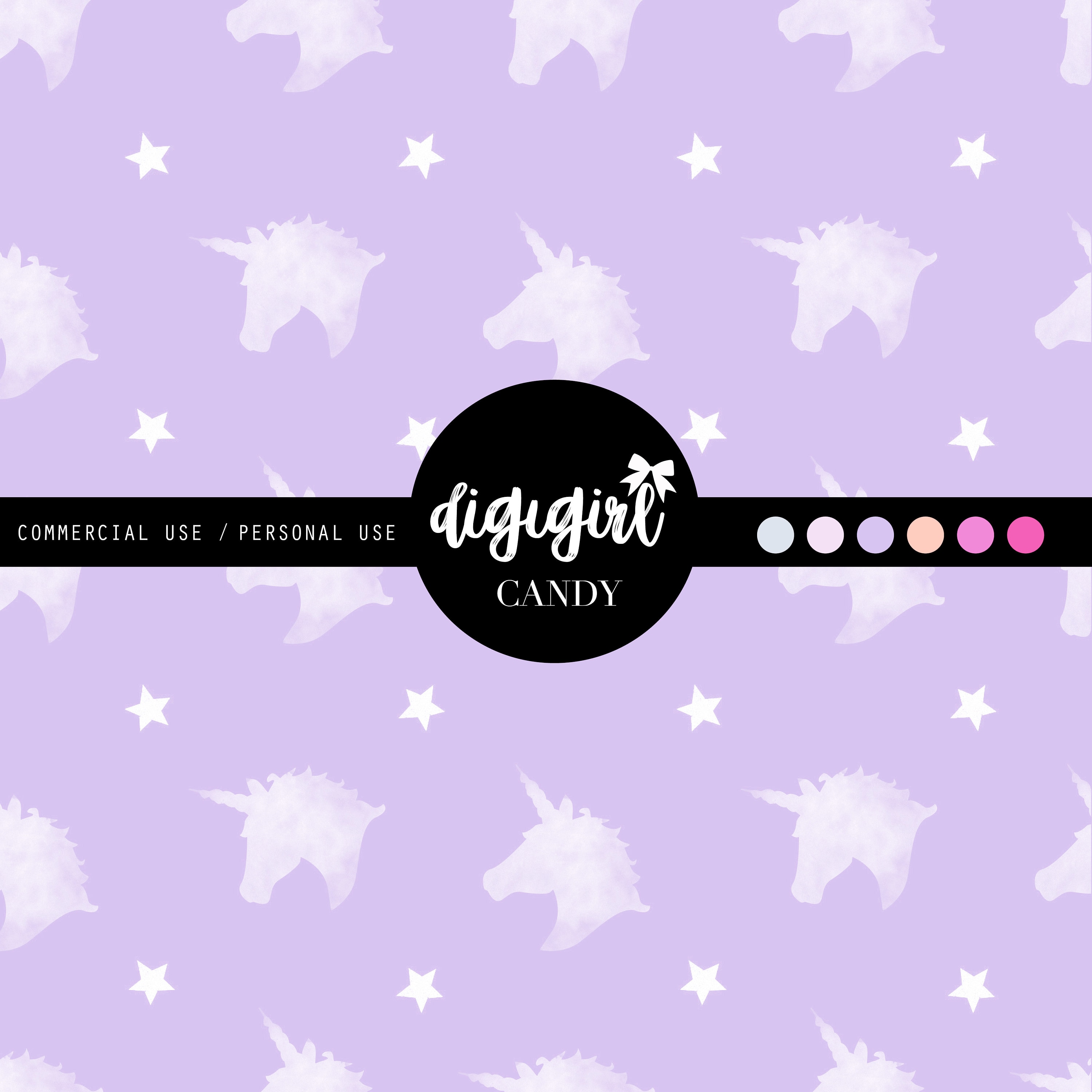 Unicorn Seamless Paper Rainbow Unicorn Paper Watercolor - Etsy