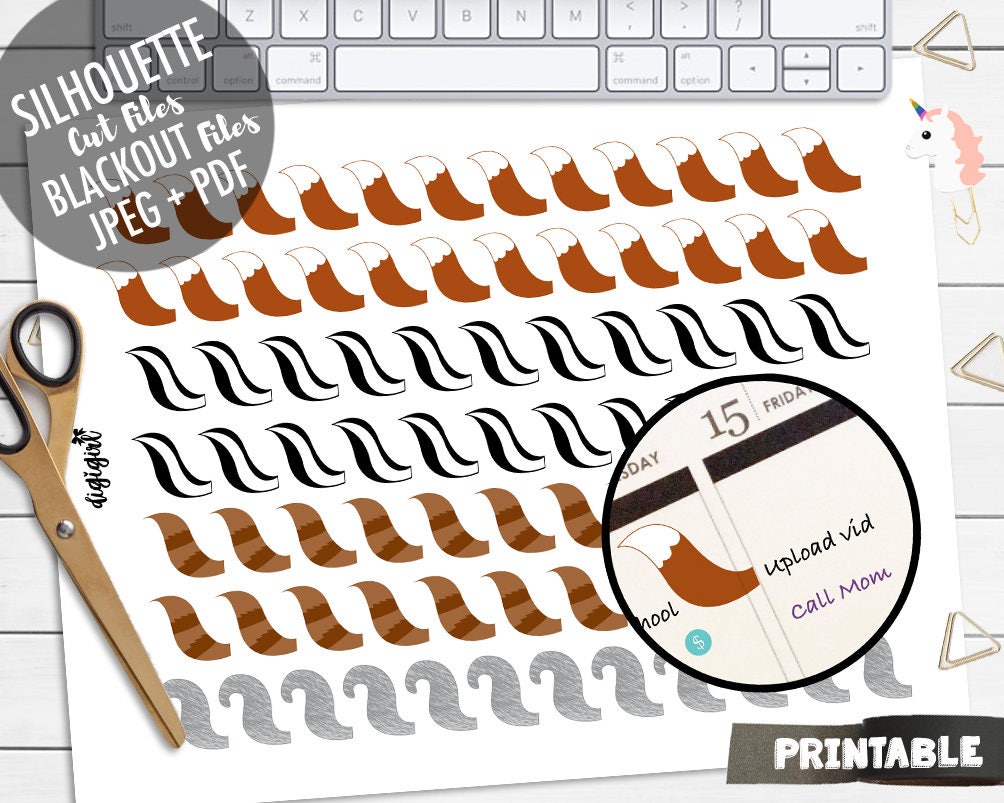 Animal Cute Planner Stickers Printable Woodland Stickers - Etsy