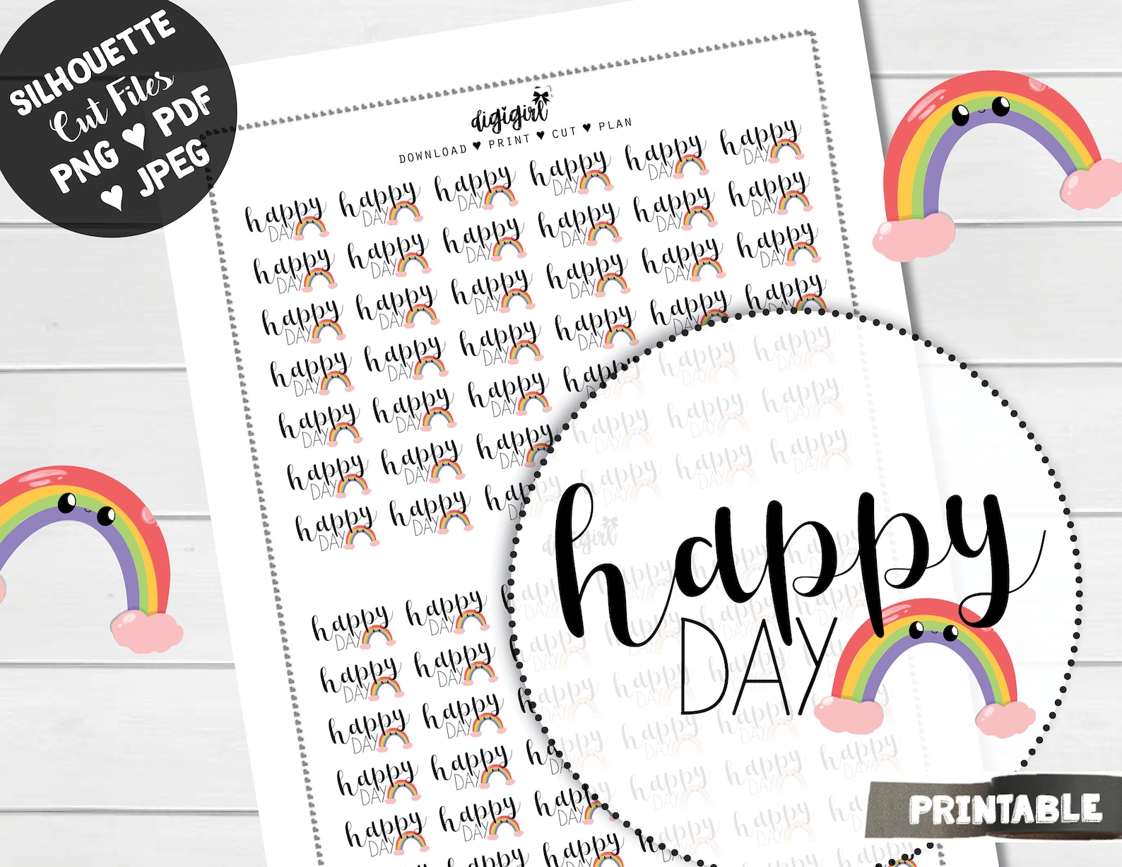 Mood Tracker PRINTABLE Stickers Weekly Daily Moods Wellness - Etsy UK