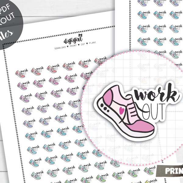 Fitness Planner Stickers - Etsy