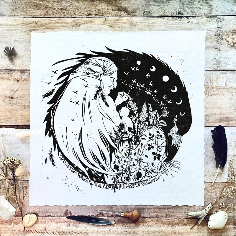 Crone Art - Etsy