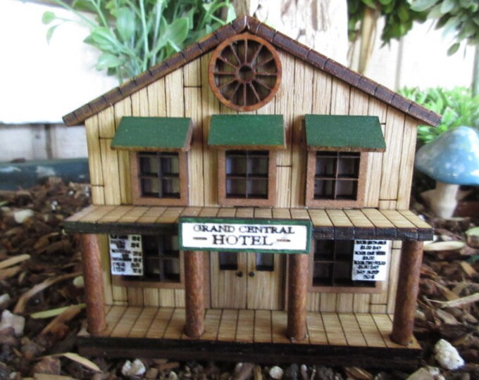 HO Scale 1:87 Grand Central Hotel Deadwood Old West | Etsy