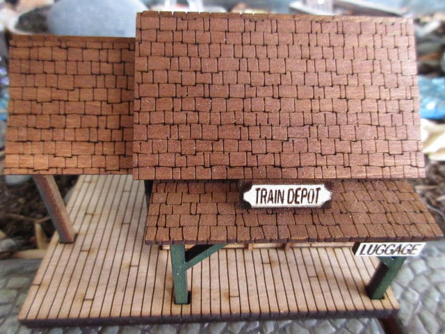 HO Scale Old West Train Depot — Old West Miniatures