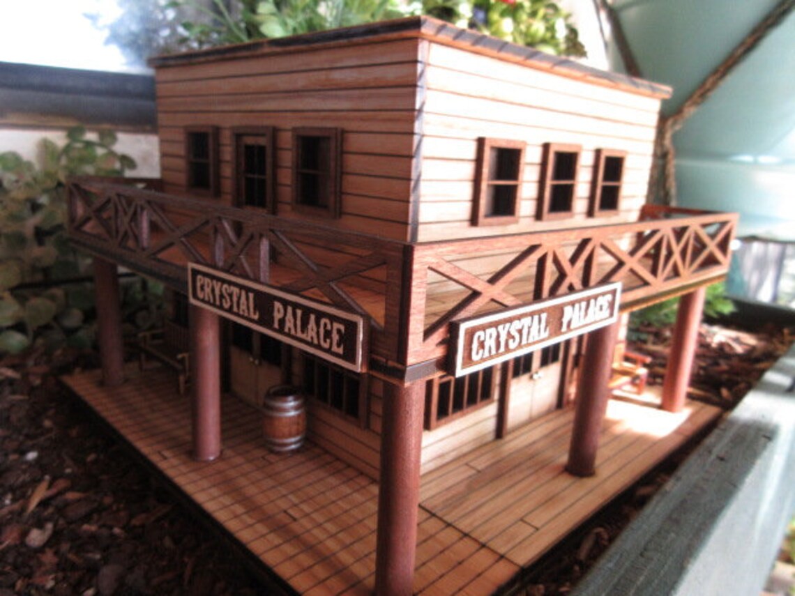 O Scale 1:43 Miniature Tombstone Crystal Palace Saloon 1881 OK - Etsy