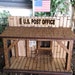 Miniature Old Western US Post Office Rustic Building American Old West ...
