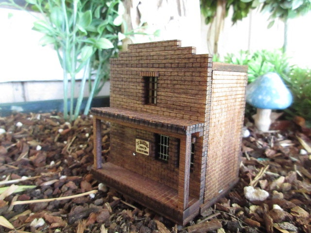 HO Scale Gunsmoke Dodge City Marshal Office/Jail — Old West Miniatures