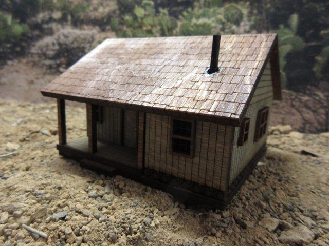 HO Scale Old West Farm House Cabin 1:87 Scale - Etsy