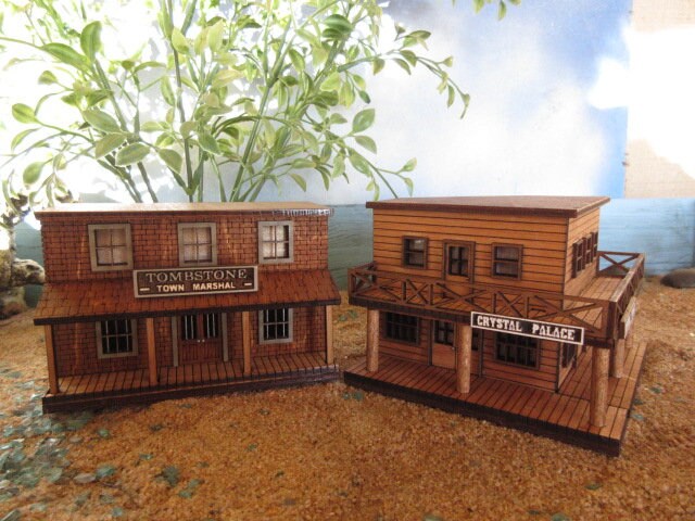 HO Scale 1:87 Miniature Tombstone Crystal Palace Saloon 1881 - Etsy