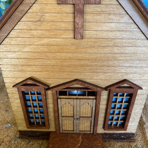 O Scale Miniature Rustic Church 1:43 Scale Western Building - Etsy