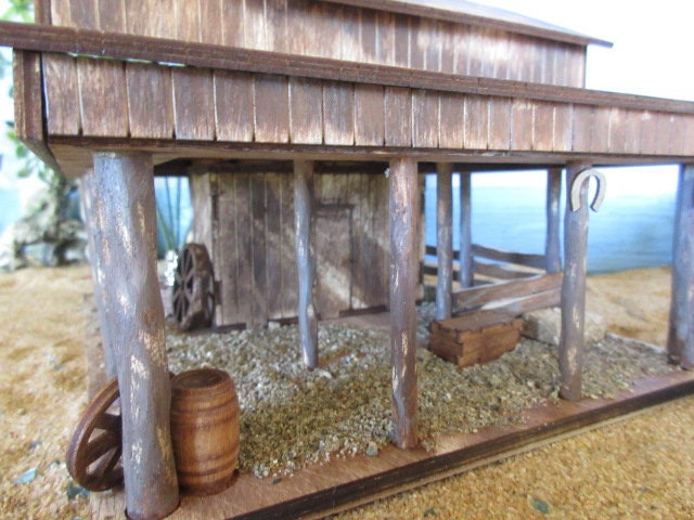 O Scale Lonesome Dove Barn — Old West Miniatures