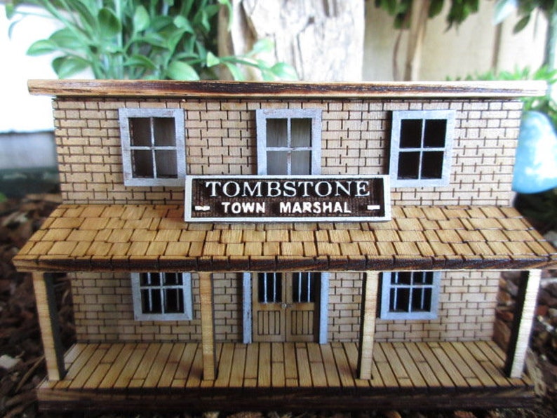 HO Scale 1:87 Miniature Tombstone Territory Town Marshal 1881 | Etsy