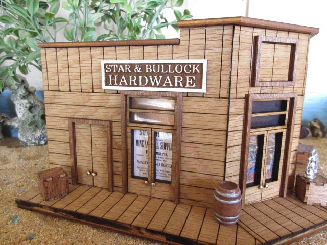 O Scale Deadwood Star and Bullock Hardware — Old West Miniatures