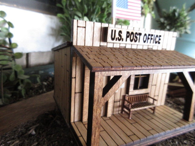 O Scale Old West US Post Office — Old West Miniatures
