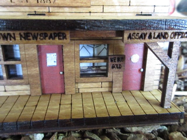 HO Scale Old West Town Center — Old West Miniatures