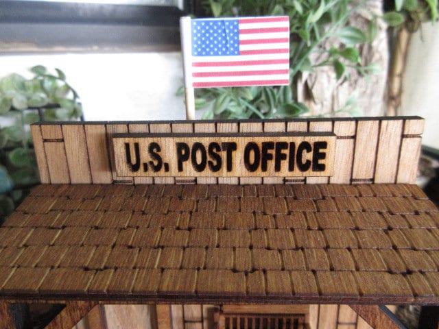 O Scale Old West US Post Office — Old West Miniatures