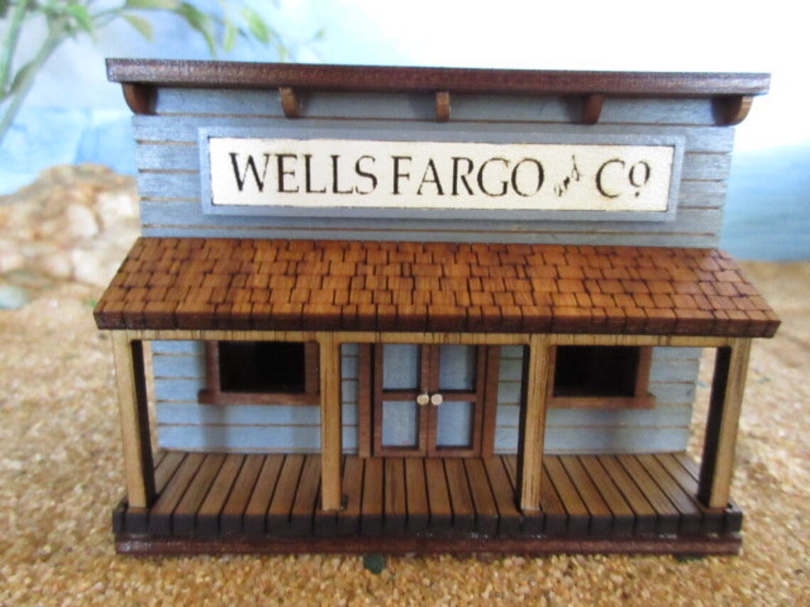 HO Scale 1:87 Miniature Tombstone Territory Wells Fargo, OK Corral ...