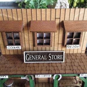 O Scale Western General Store, Deadwood, Old West Miniature Rustic ...