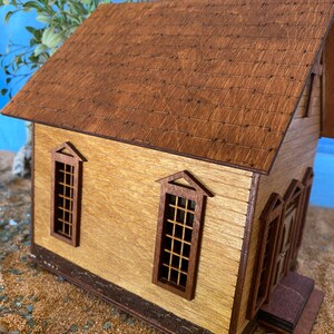 O Scale Miniature Rustic Church 1:43 Scale Western Building - Etsy
