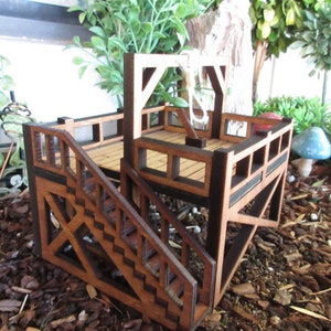 O Scale Miniature Old Western Gallows Train Decor Accessories 1:43 ...