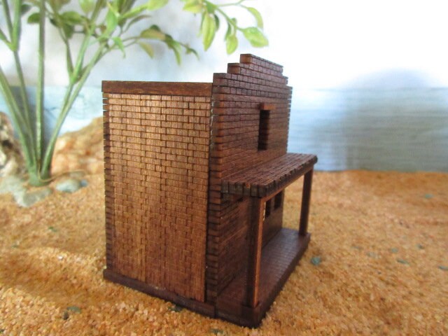 HO Scale Gunsmoke Dodge City Marshal Office/Jail — Old West Miniatures