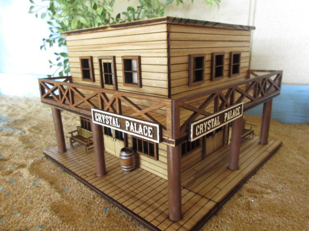O Scale 1:43 Miniature Tombstone Crystal Palace Saloon 1881 OK Corral ...