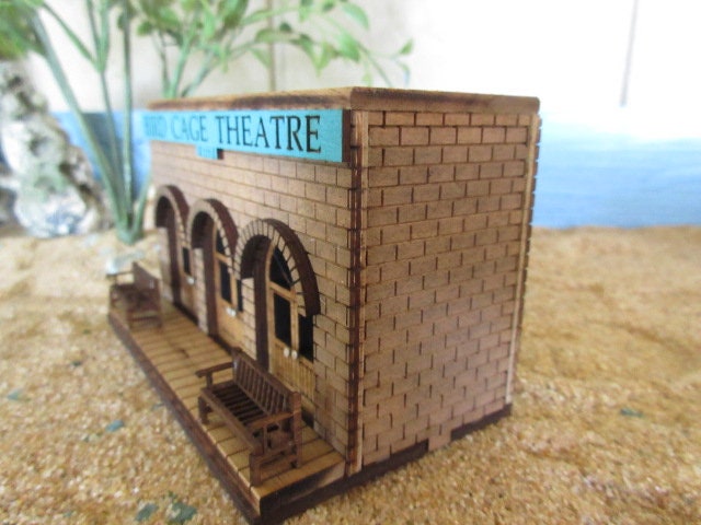 HO Scale Tombstone Territory Bird Cage Theatre — Old West Miniatures