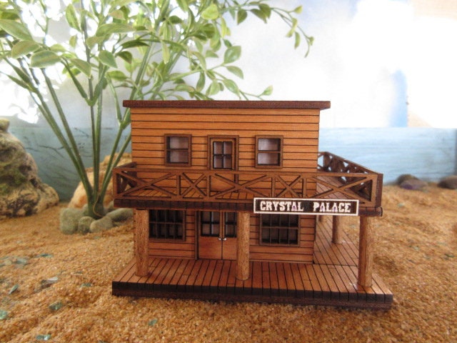 HO Scale 1:87 Miniature Tombstone Crystal Palace Saloon 1881 | Etsy