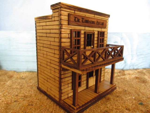 HO Scale 1:87 Miniature Tombstone Epitaph OK Corral Wyatt - Etsy