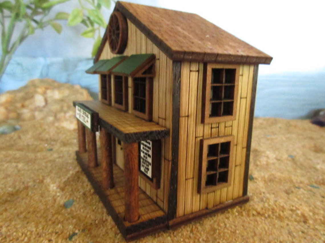 HO Scale 1:87 Grand Central Hotel Deadwood Old West - Etsy UK