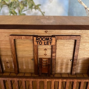 O Scale Miniature Old Western Whiskey Gulch Saloon Rustic Building ...