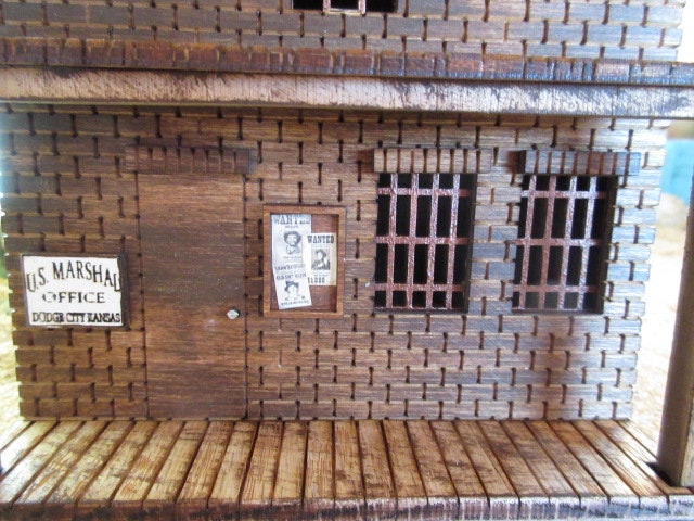 O Scale Gunsmoke Dodge City Marshal Office/Jail — Old West Miniatures