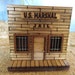 HO Scale US Marshal Jail, Miniature Old West Building (1:87) - Etsy