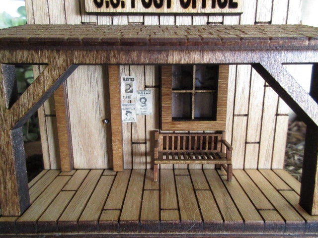 O Scale Old West US Post Office — Old West Miniatures