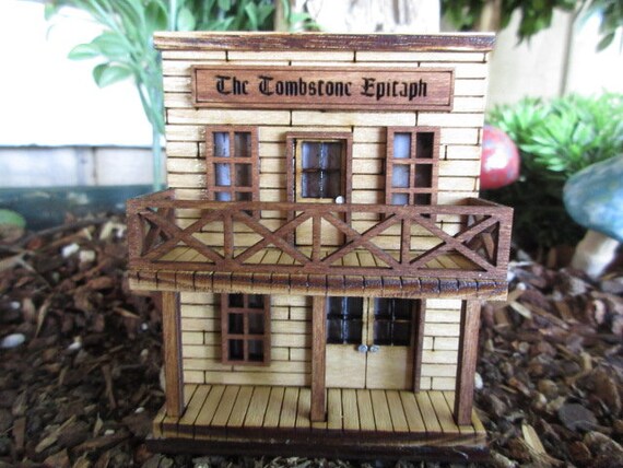 HO Scale 1:87 Miniature Tombstone Epitaph OK Corral Wyatt - Etsy