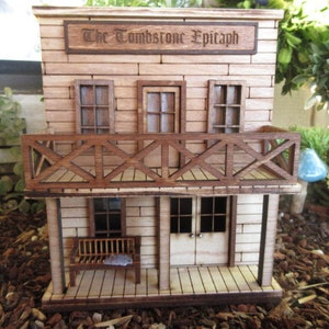 O Scale 1:43 Miniature Tombstone Epitaph Arizona Territory 1881 OK ...
