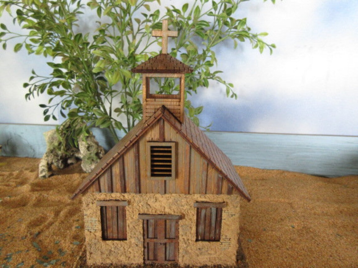O Scale Miniature Lonesome Dove Church, Call, Gus, Texas Rangers ...