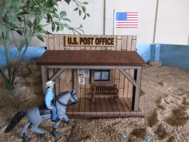 O Scale Old West US Post Office — Old West Miniatures