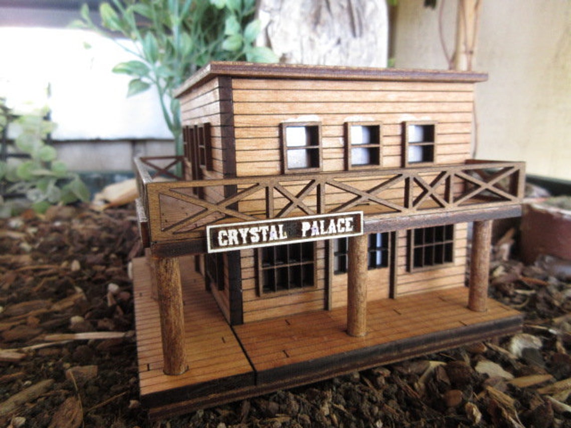 HO Scale 1:87 Miniature Tombstone Crystal Palace Saloon 1881 - Etsy