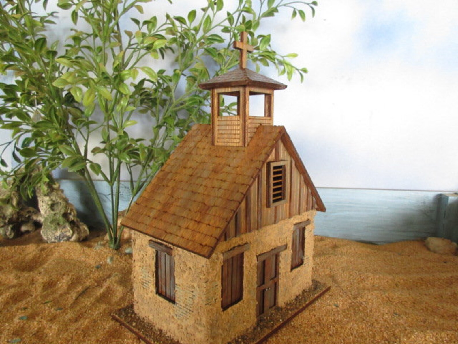 O Scale Miniature Lonesome Dove Church, Call, Gus, Texas Rangers ...