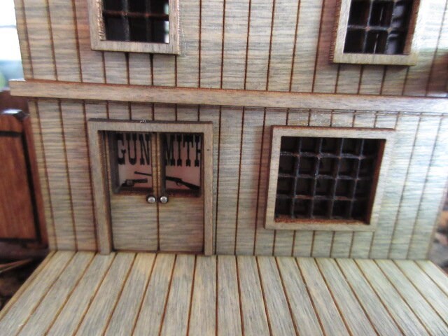 HO Scale Old West Gunsmith Building 1:87 Miniature Western | Etsy