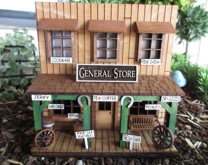 O Scale Western General Store Deadwood Old West Miniature - Etsy