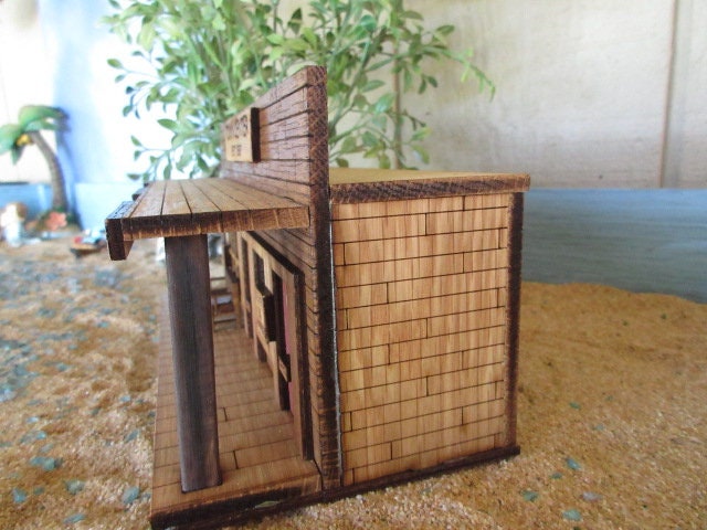 O Scale Old Western Town Center — Old West Miniatures