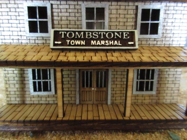HO Scale 1:87 Miniature Tombstone Territory Town Marshal 1881 - Etsy