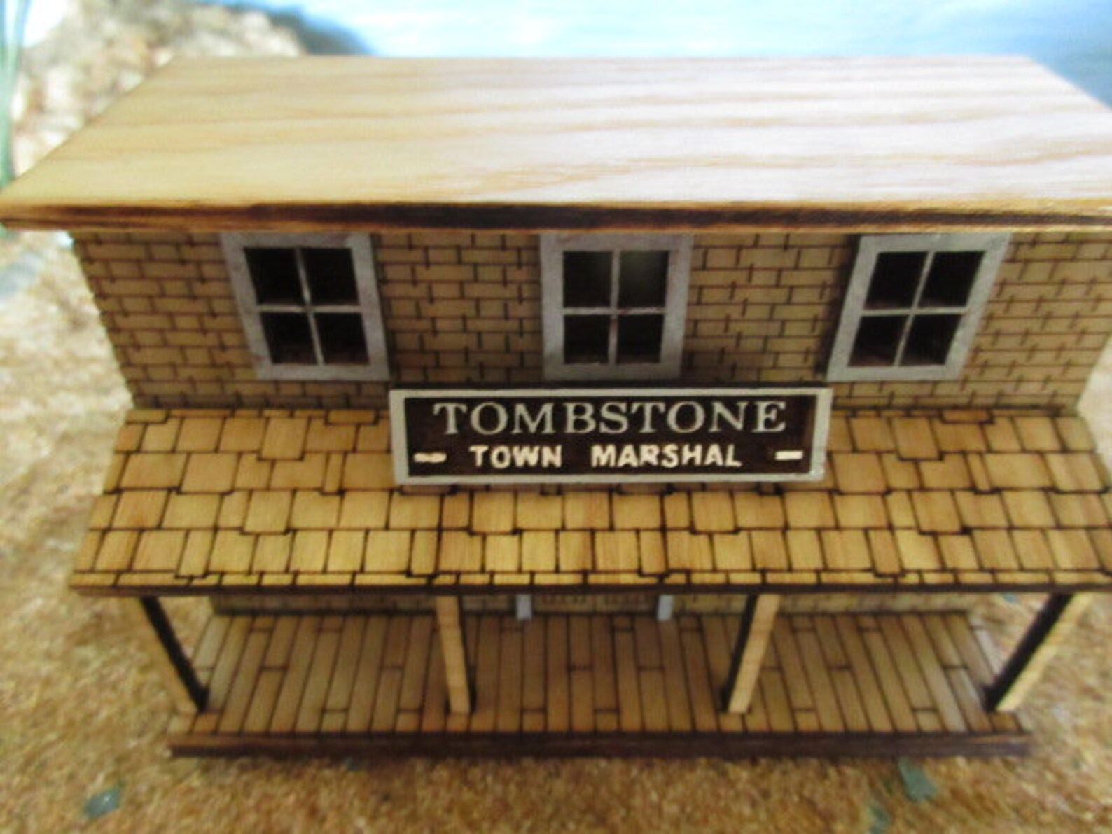 HO Scale 1:87 Miniature Tombstone Territory Town Marshal 1881 | Etsy