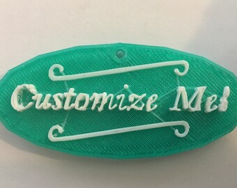 3d Printed Key Tag - Etsy