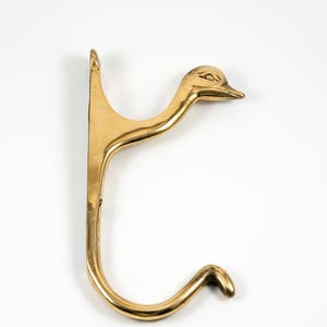Brass Goose Hook Duck Hook Brass Hanger - Etsy