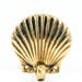 Brass Beach Seashell Clamshell Hook Large Size - Etsy