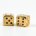 Brass Dice Large - Etsy